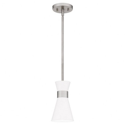 Quoizel Lighting Fremont 1 - Light Pendant in Brushed Nickel : Target