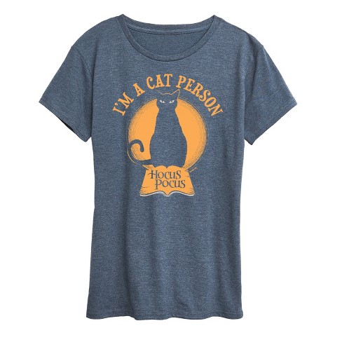 Women's Disney I'm A Cat Person Short Sleeve Graphic T-shirt - Heather ...