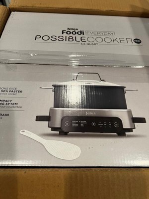 Ninja 6.5qt 2pc Foodi Possiblecooker Stainless Steel Electric Multi ...
