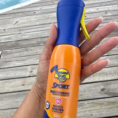 Banana Boat Sport 360 Coverage Advanced Control Mist Sunscreen Sprayer ...