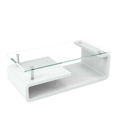 Clive Coffee Table Winter White - Homes: Inside + Out: Modern Glossy ...