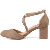 Journee Collection Womens Foster Tru Comfort Foam Wide Width Almond Toe ...