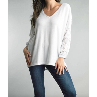Women's Lace Knit Top - Tempo Paris : Target