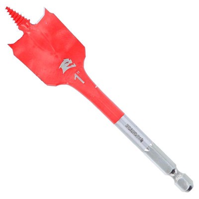 Diablo 1 In. X 4 In. L High Speed Steel Clean Wood Spade Bit Hex Shank ...