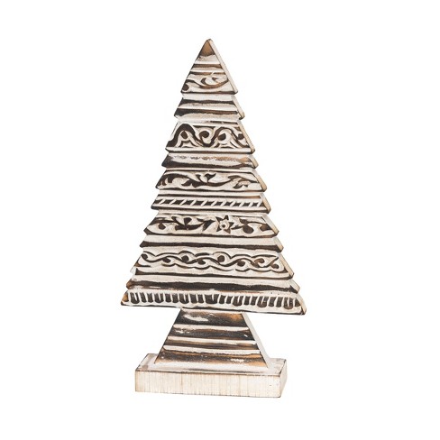 Gallerie Ii 6" X 12" Decorative Rustic Wooden Fair Isle Christmas ...