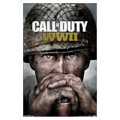 Trends International Call Of Duty: Wwii - Key Art Framed Wall Poster ...