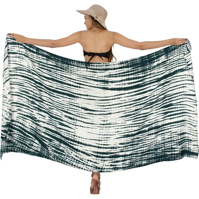 La Leela Women's Wraps Summer Long Pareos Vacation Skirt Cover-up Beach ...