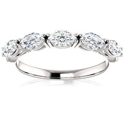 Pompeii3 1 1/2ct Oval Moissanite Wedding Ring Available In White ...