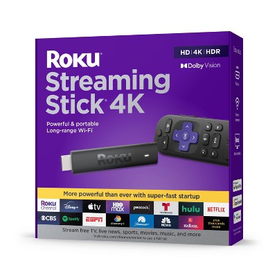 Roku Streaming Stick 4k Streaming Device 4k/hdr/dolby Vision With Voice ...