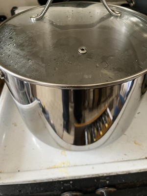 12qt Stainless Steel Stock Pot Silver - Figmint™ : Target