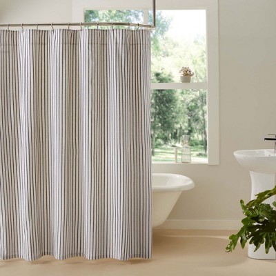 Kaila Ticking Stripe Shower Curtain 72x72 : Target