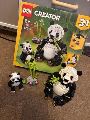 Lego Creator 3 In 1 Wild Animals Panda Family Building Toy With 3 ...
