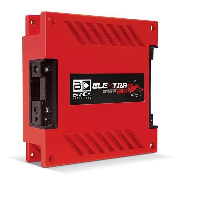Banda Electra 2000w 1 Ohm Red Car Amp 2k1ohmred : Target