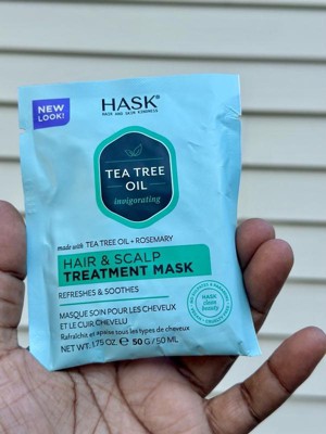 Hask Scalp Treatment Hair Mask Infused With Tea Tree & Rosemary Oil - 1 ...