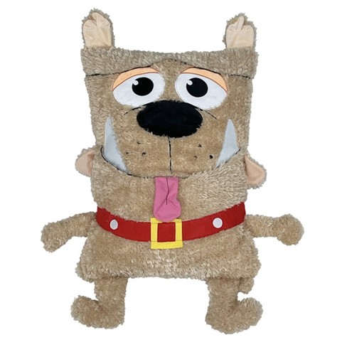 Shamzees: Dog - Brown - Plush Pillow Cover, Soft Huggable Animal ...