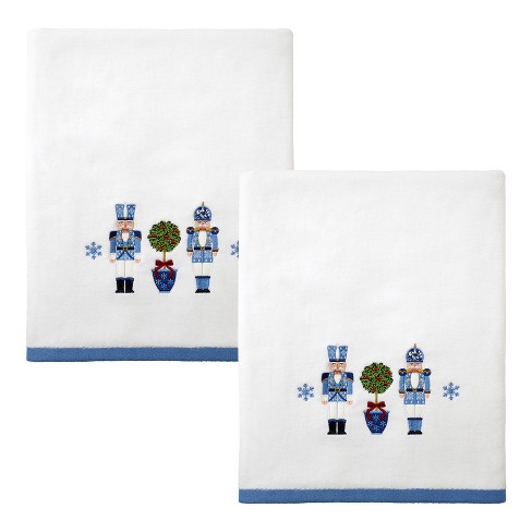 Avanti Linens Nutcracker Trellis Bath Towel 2 Pack : Target