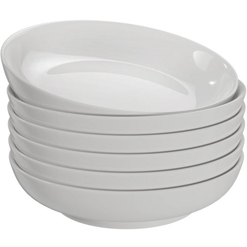 Kook Ceramic Pasta Bowls, 32 Oz, White, Set Of 6 : Target