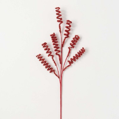 Artificial Red Curly Stem Red 24.5"H : Target