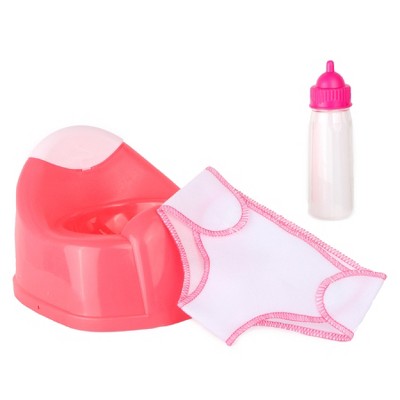 Dream Collection Toy Baby Doll Diaper & Potty Set In Gift Box : Target