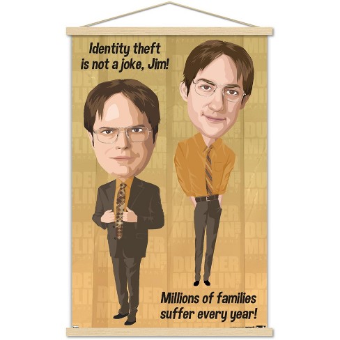 Trends International The Office - Identity Theft Magnetic Framed Wall ...