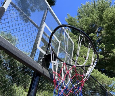 Portable Basketball Hoop 10 Ft Adjustable - 44in Shatterproof Backboard ...