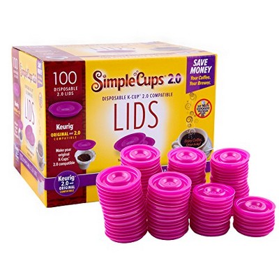 Disposable K-cup Lids For Keurig (100 Count)- Reuse And Recycle Your ...