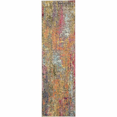 Nourison Celestial Ces14 Sunset Indoor Area Rug 2' X 6' : Target