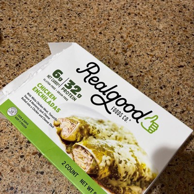 Real Good Gluten Free Frozen Grande Chicken Enchiladas - 9oz : Target