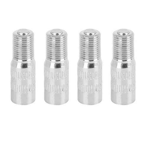 Unique Bargains Chrome Tyre Wheel Valve Stem Cap Extension Extender For ...