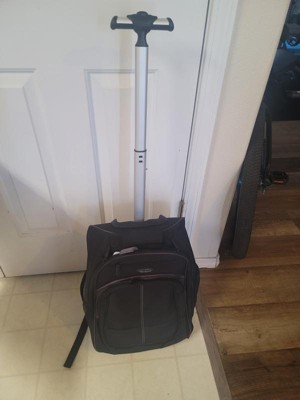 Targus 16” Compact Rolling Backpack, Black : Target