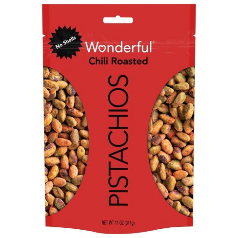Wonderful Pistachios No Shells Chili Roasted - 11oz : Target