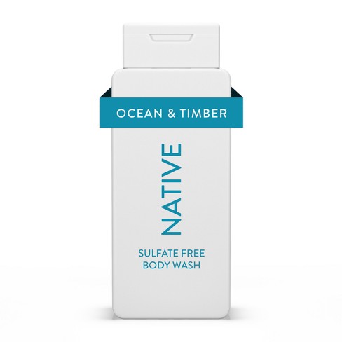 Native Body Wash - Ocean & Timber - Sulfate Free - 18 Fl Oz : Target