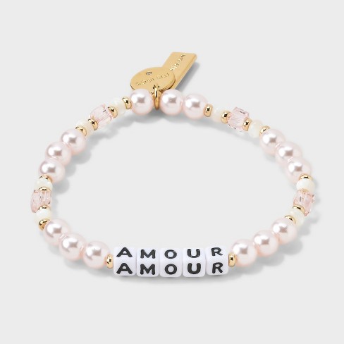 Little Words Project Emily In Paris Amour Gabriel Beaded Bracelet : Target