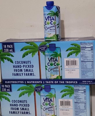 Vita Coco Original Coconut Water Cartons - 4pk/16.9 Fl Oz : Target