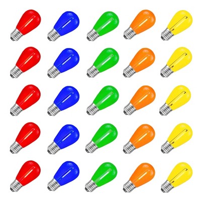 Novelty Lights Multicolored S14 Hanging Led String Light Replacement ...