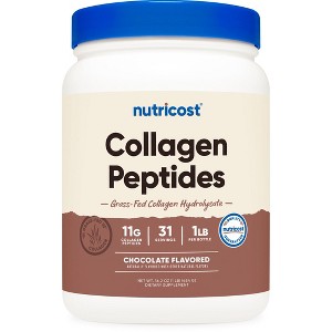 Nutricost Collagen Peptides Powder 1LB (454 G) (Chocolate) - Grass Fed ...
