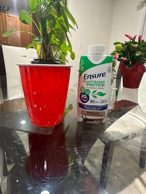 Ensure Plant-Based Protein Nutrition Shake, Chocolate, 11 fl oz, 12 ...
