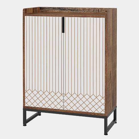 Tribesigns 5-tier Shoe Rack Organizer Cabinet, Brown : Target