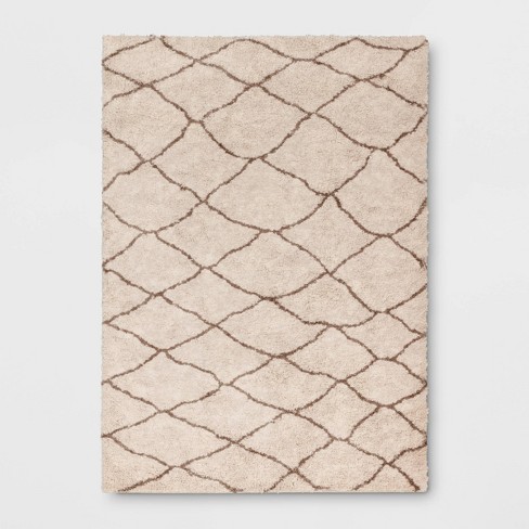 Organic Diamond Shag Area Rug - Threshold™ : Target
