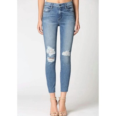 Women's Renee Ripped Skinny Jeans - Hidden : Target