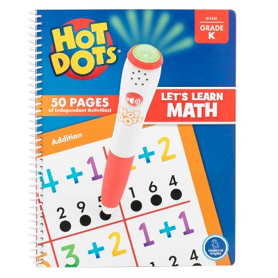 Educational Insights Hot Dots Let's Learn Kindergarten Math Workbook ...