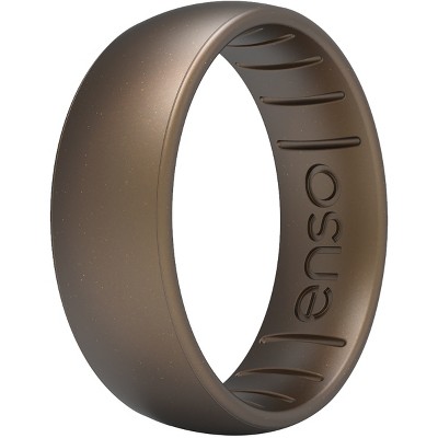 Enso Rings Classic Elements Series Silicone Ring - 8 - Meteorite : Target