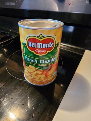 Del Monte Yellow Cling Peach Chunks In Heavy Syrup 15.25oz : Target