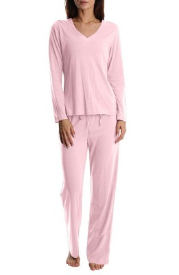 Blis Women's Long Sleeve Super Soft Sleep Pajama Set Blush Pink 2x : Target