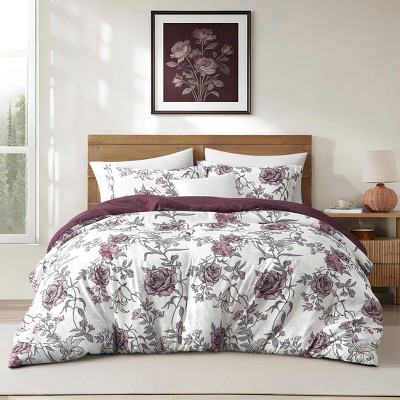 Ruh 2 Piece Floral Printed Comforter Set Twin : Target