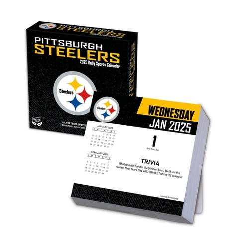 Nfl Pittsburgh Steelers 2025 Box Calendar : Target
