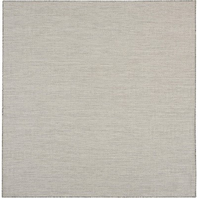 Nourison 8' X 8' Courtyard Modern Easy Care Flatweave Indoor Outdoor ...