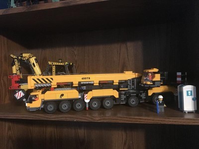 Lego City Yellow Mobile Construction Crane Toy Set 60409 : Target
