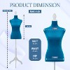 Fdw Mannequin Adjustable Height Female Mannequin Torso 49-63in Height ...