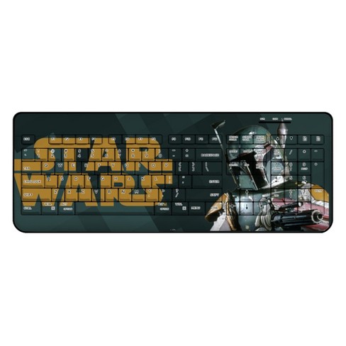 Keyscaper Star Wars Boba Fett Color Block Wireless Usb Keyboard : Target